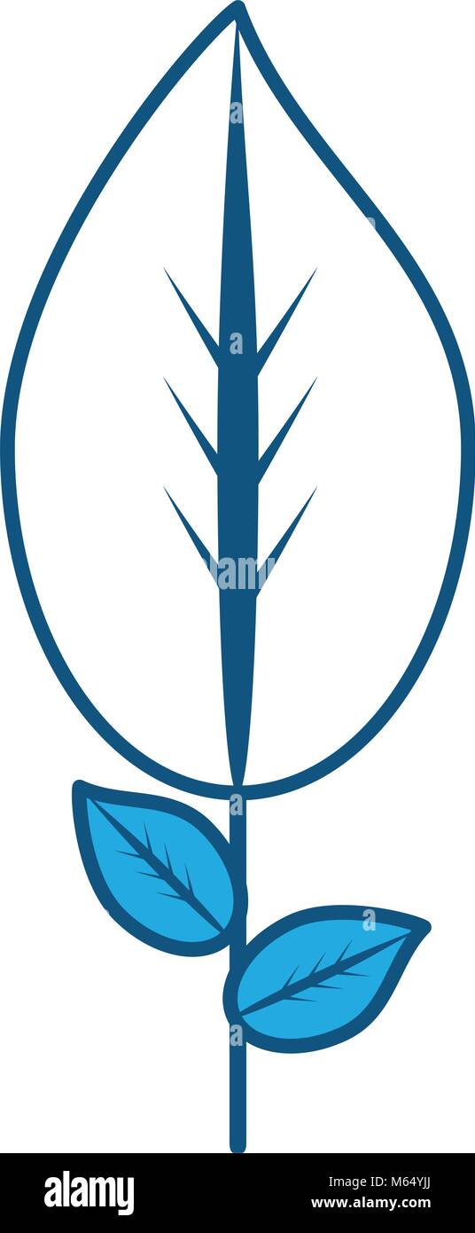 stem with leaves icon Stock Vector Image & Art - Alamy