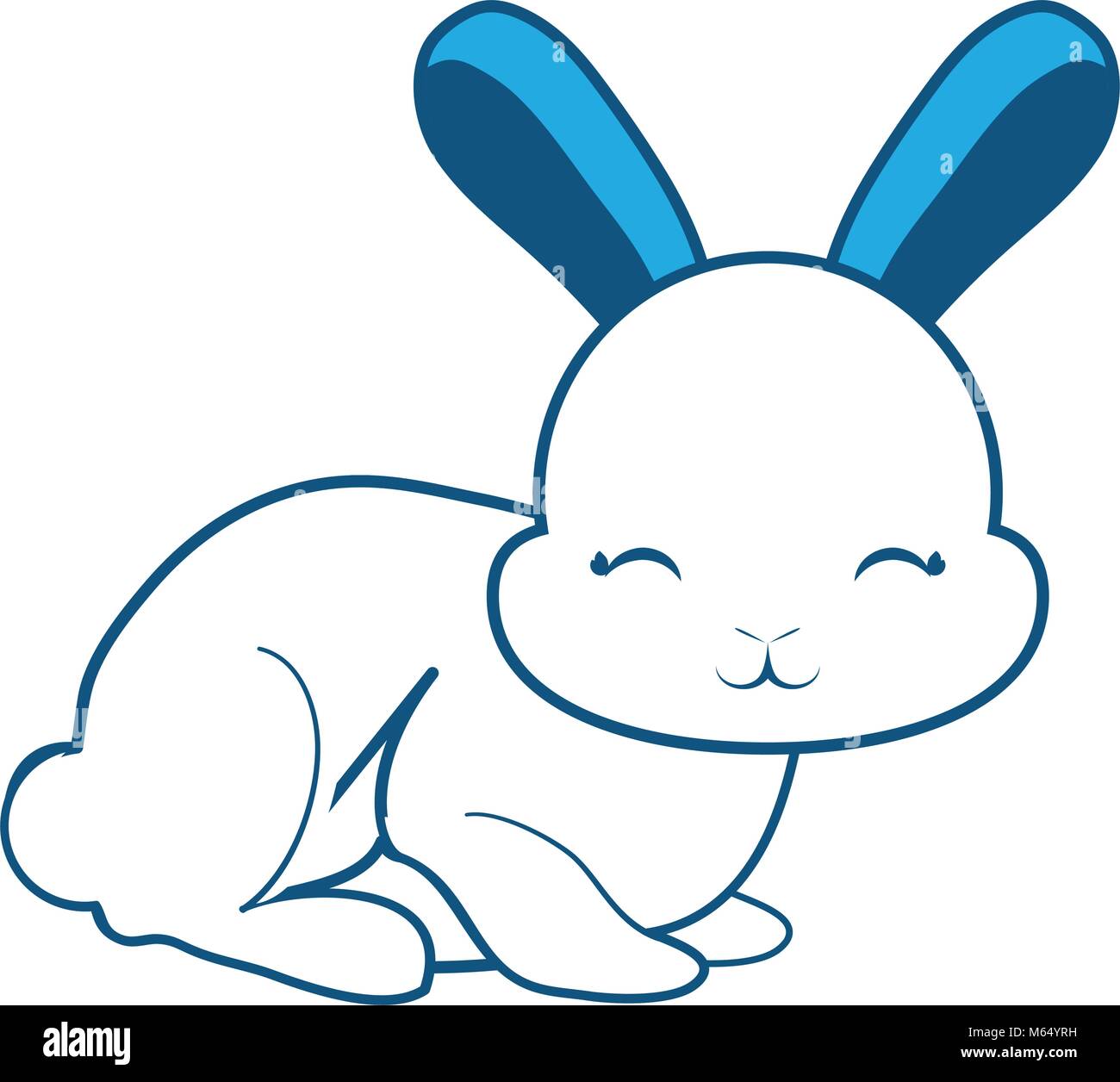 Cute rabbit icon Stock Vector Image & Art - Alamy