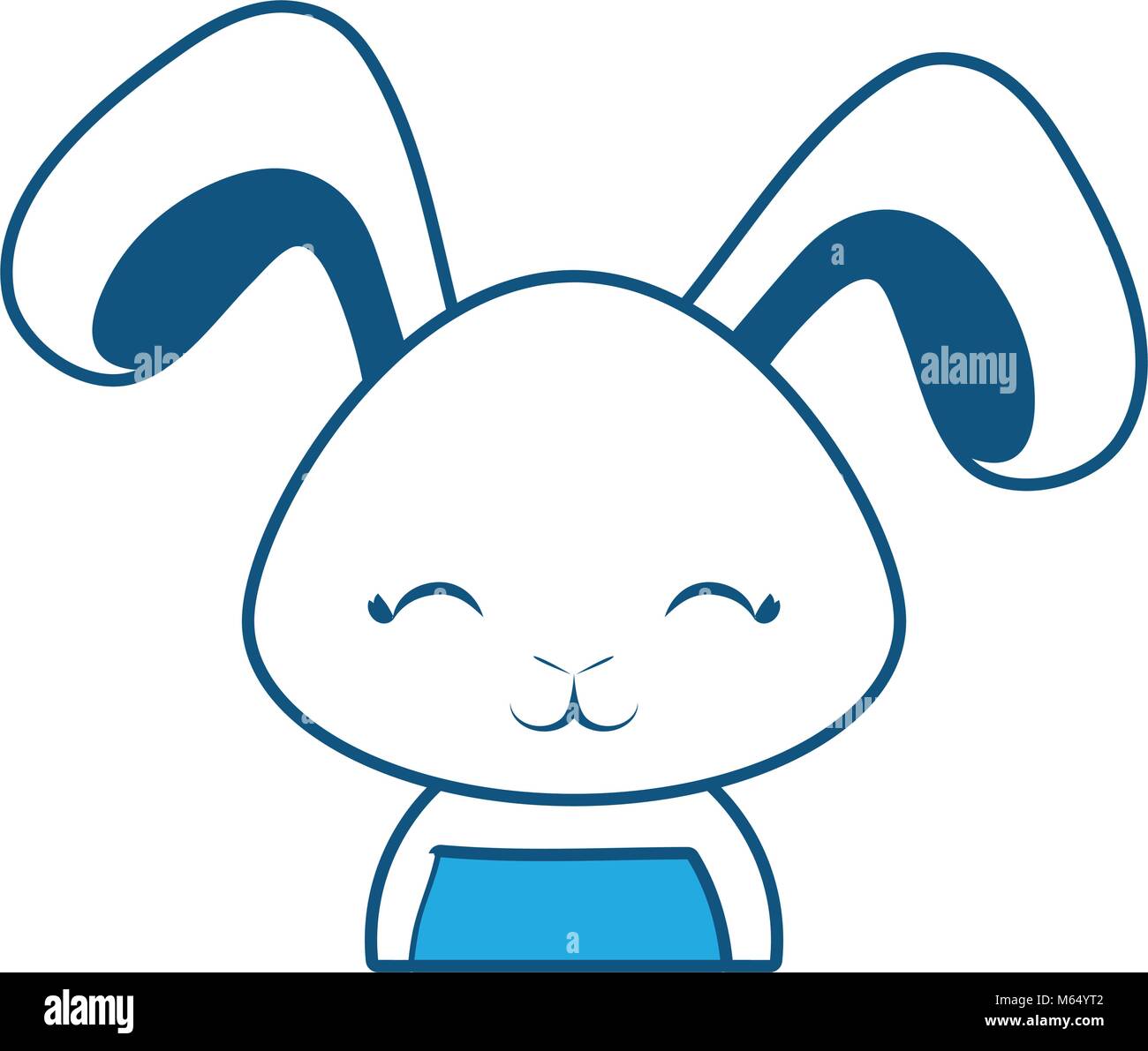 Cute rabbit icon Stock Vector Image & Art - Alamy