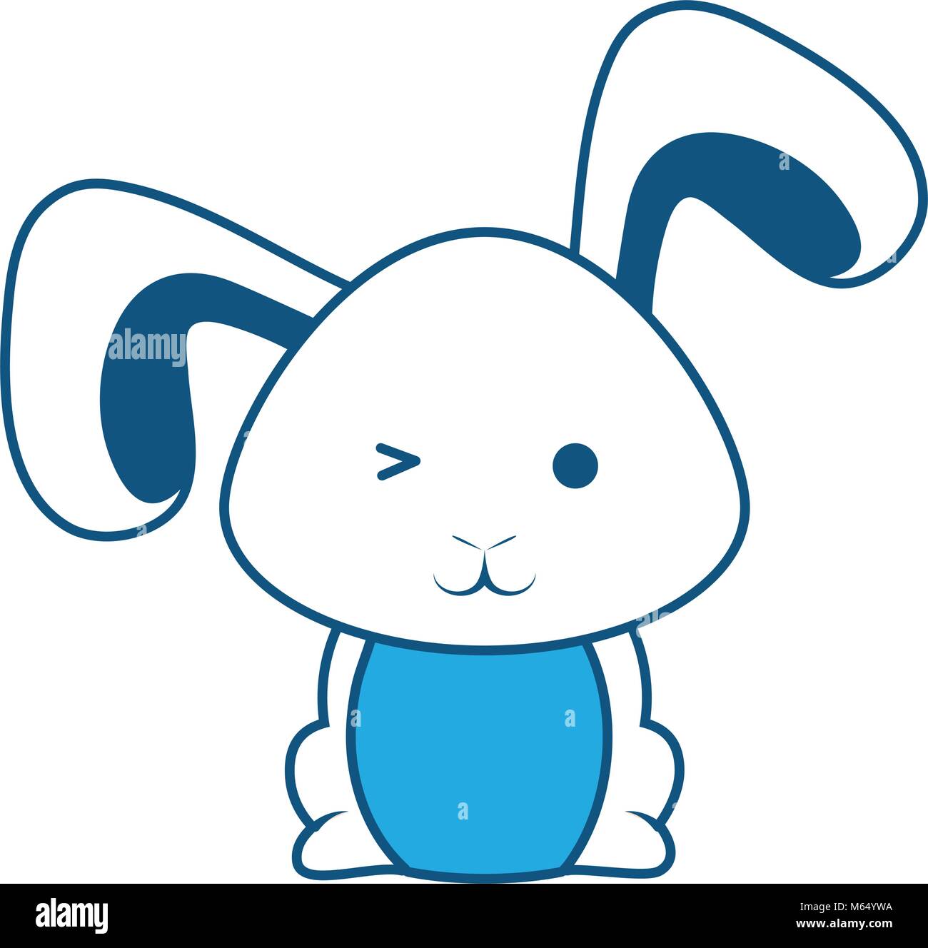 Cute rabbit icon Stock Vector Image & Art - Alamy