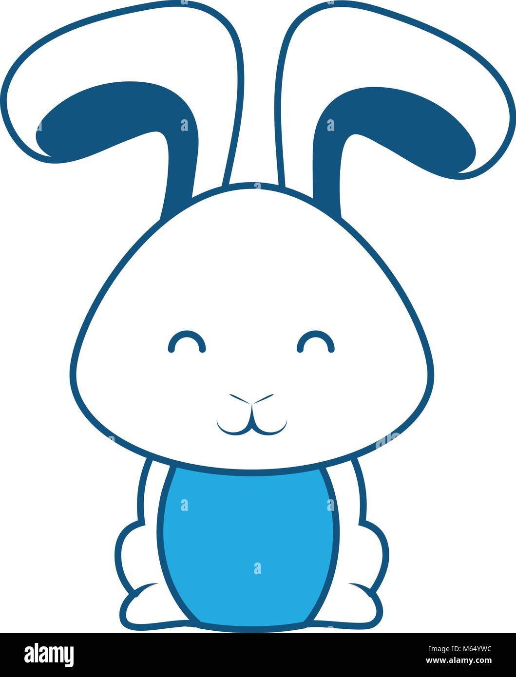 Cute rabbit icon Stock Vector Image & Art - Alamy