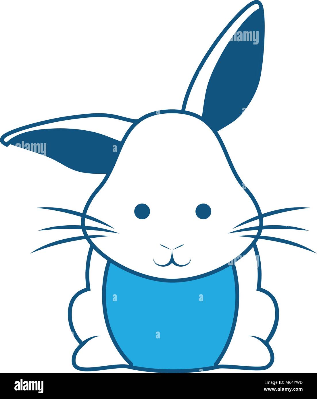 Cute rabbit icon Stock Vector Image & Art - Alamy