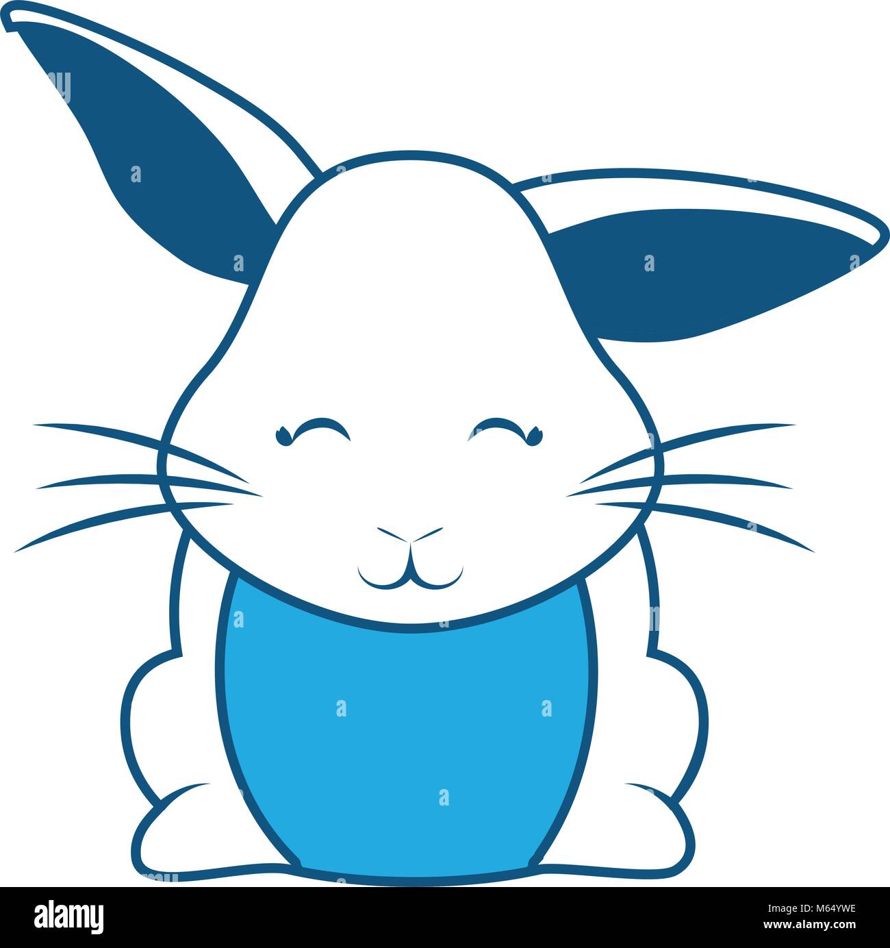 Cute rabbit icon Stock Vector Image & Art - Alamy
