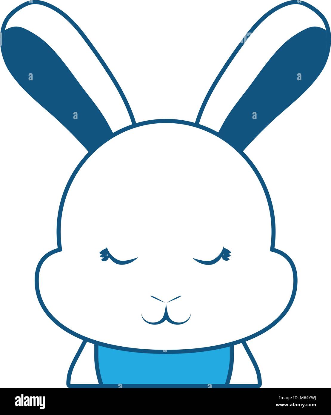 Cute rabbit icon Stock Vector Image & Art - Alamy