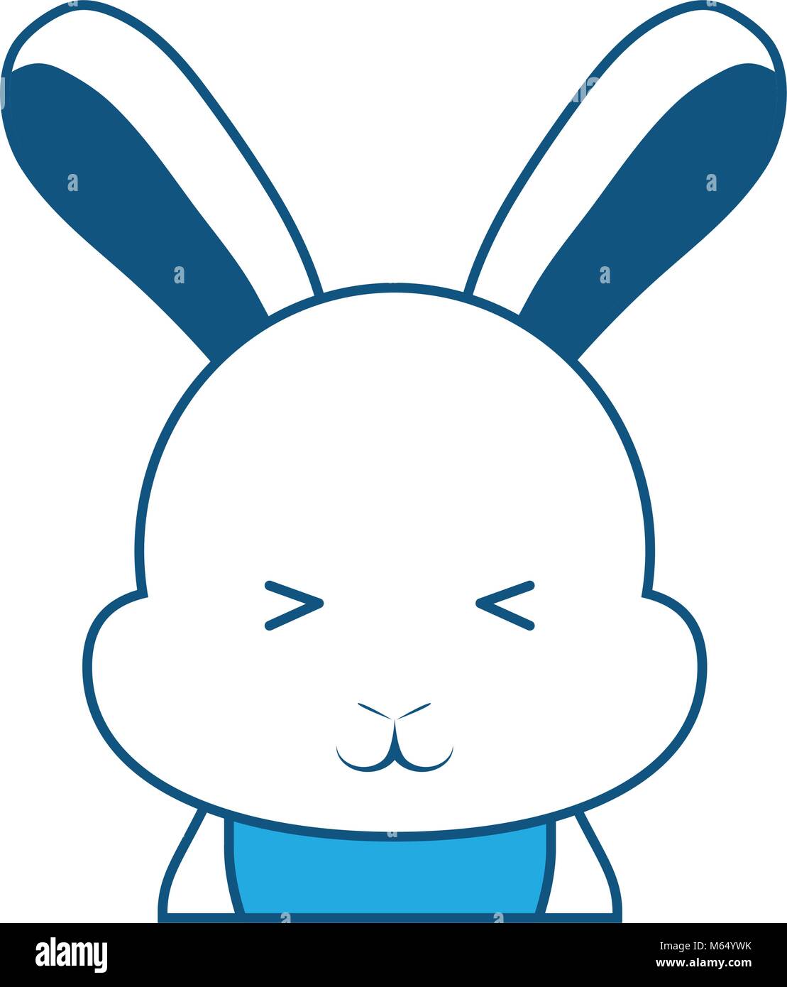 Cute rabbit icon Stock Vector Image & Art - Alamy
