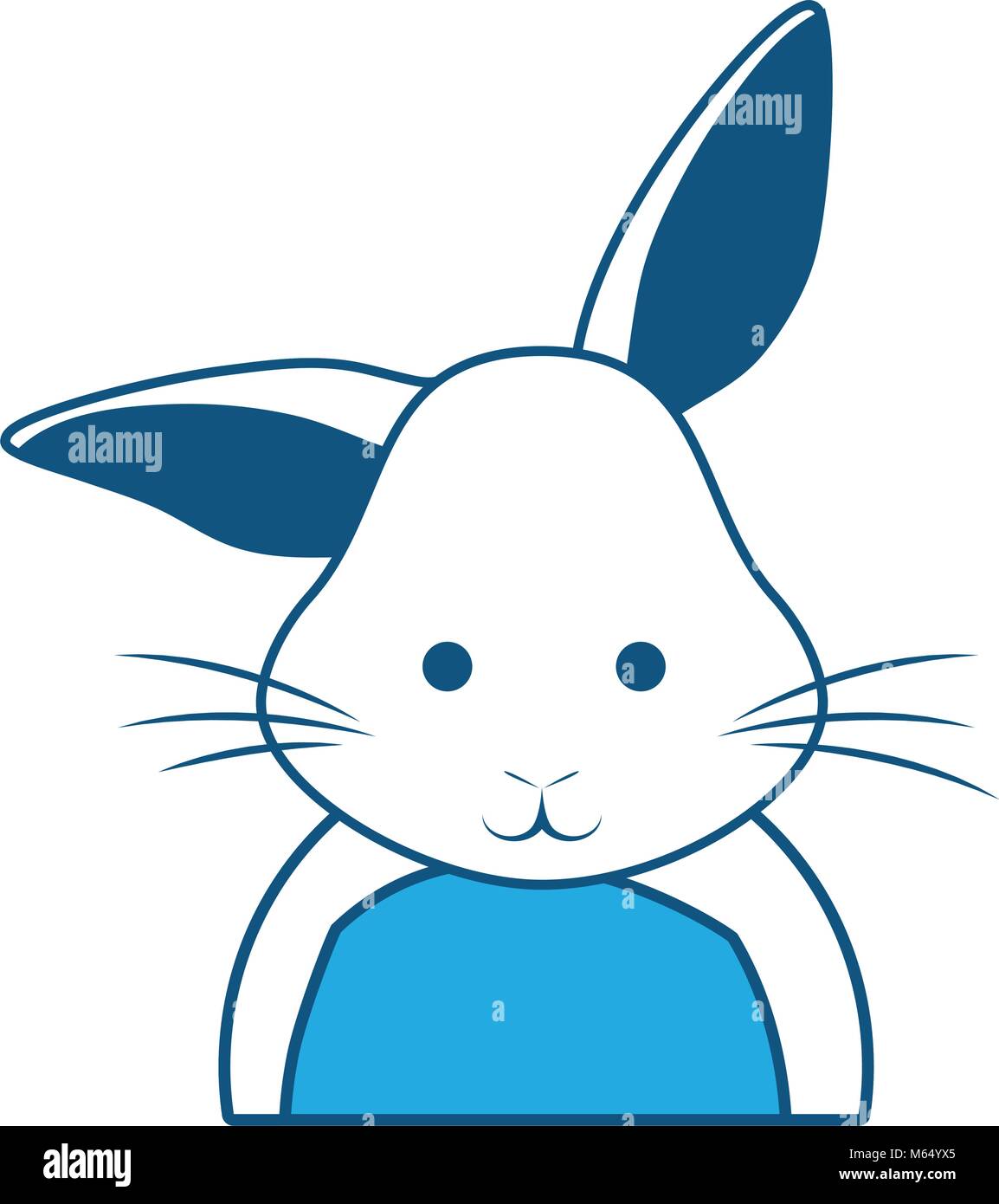 Cute rabbit icon Stock Vector Image & Art - Alamy