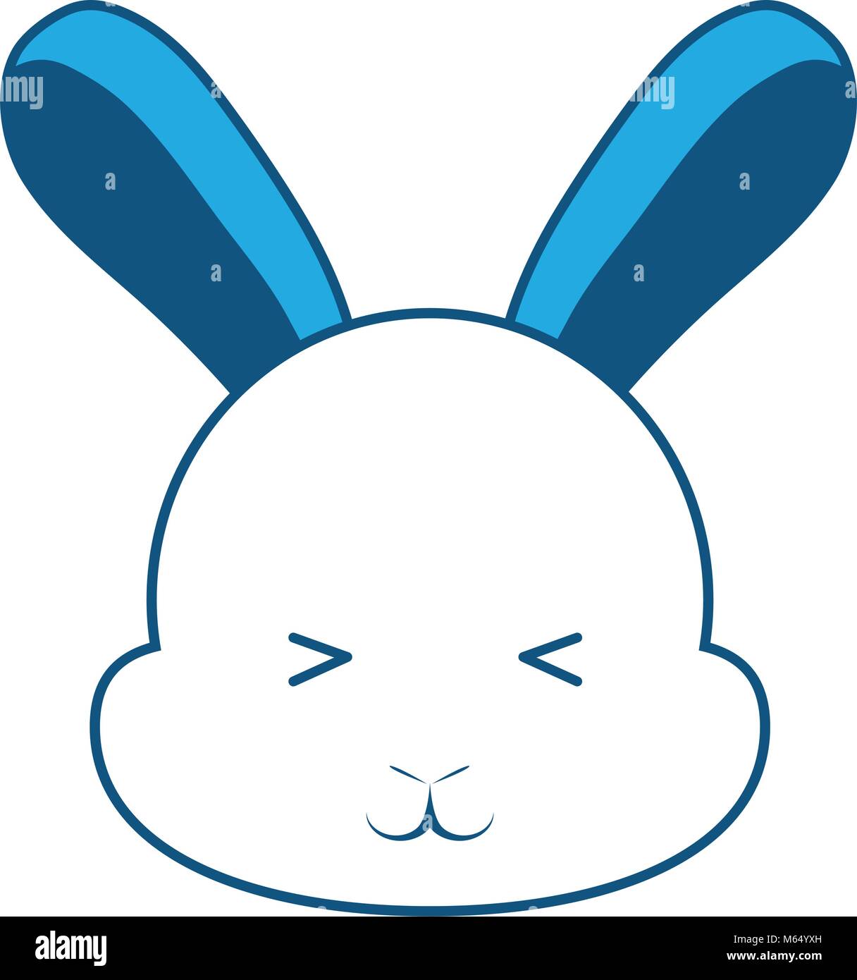 Cute rabbit icon Stock Vector Image & Art - Alamy