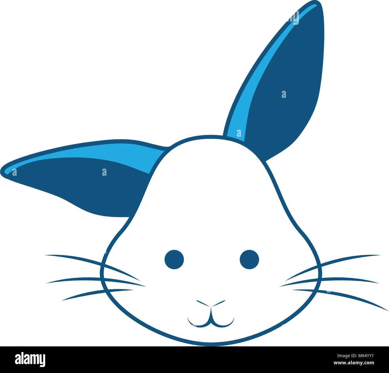 Cute rabbit icon Stock Vector Image & Art - Alamy