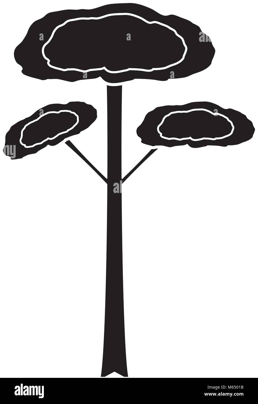 Tall oak Stock Vector Images - Alamy