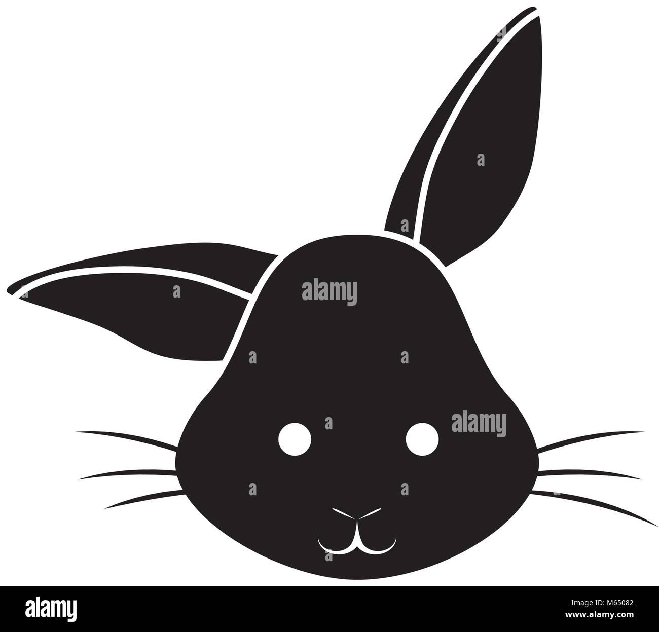 Cute rabbit icon Stock Vector Image & Art - Alamy