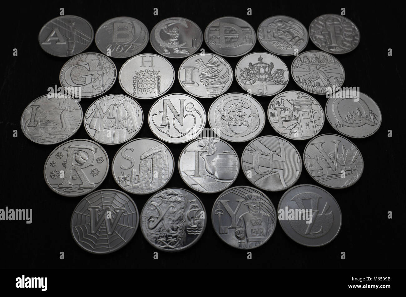 New british coin designs hi-res stock photography and images - Alamy