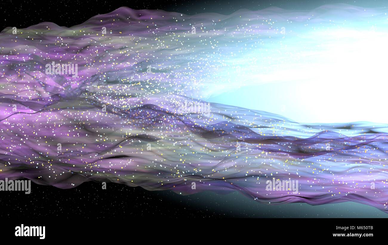 Sombrero galaxy in deep space 3d render Stock Photo - Alamy