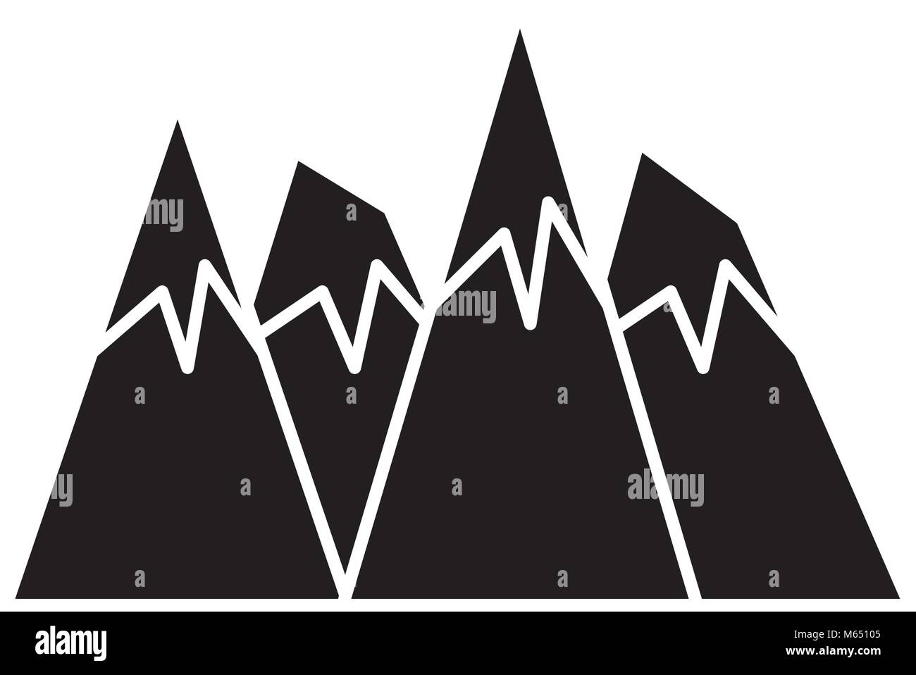 Mountains mountain alp alps Stock Vector Images - Alamy