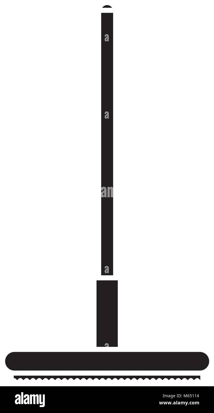 curling broom icon Stock Vector Image & Art - Alamy