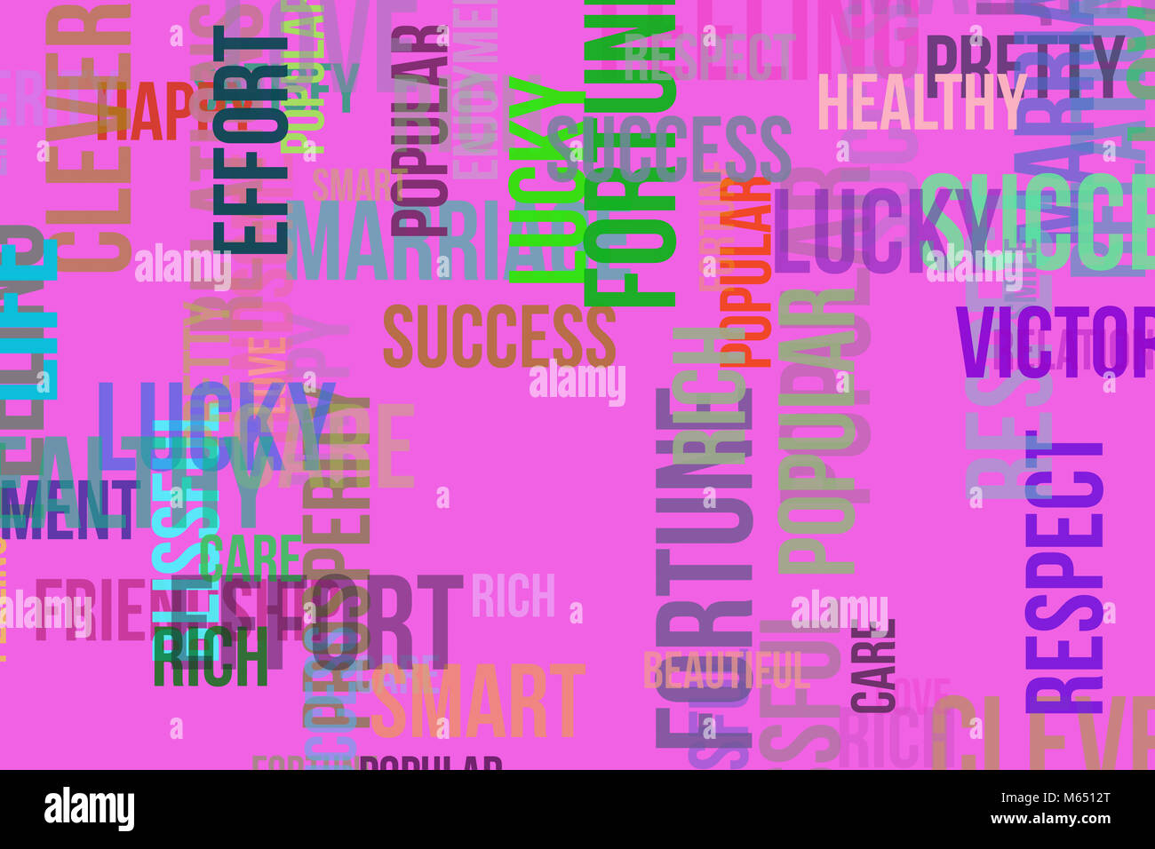 Happy word cloud, for design wallpaper, texture or background Stock ...