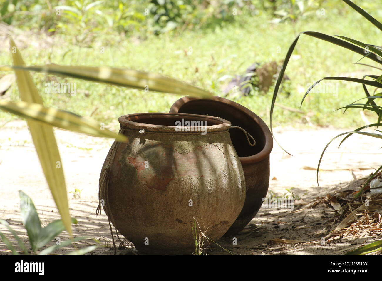Pottery water storage Stock Photo - Alamy