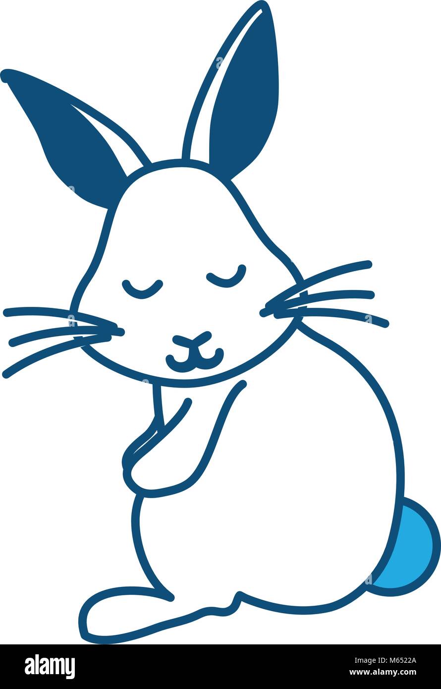 Cute rabbit icon Stock Vector Image & Art - Alamy