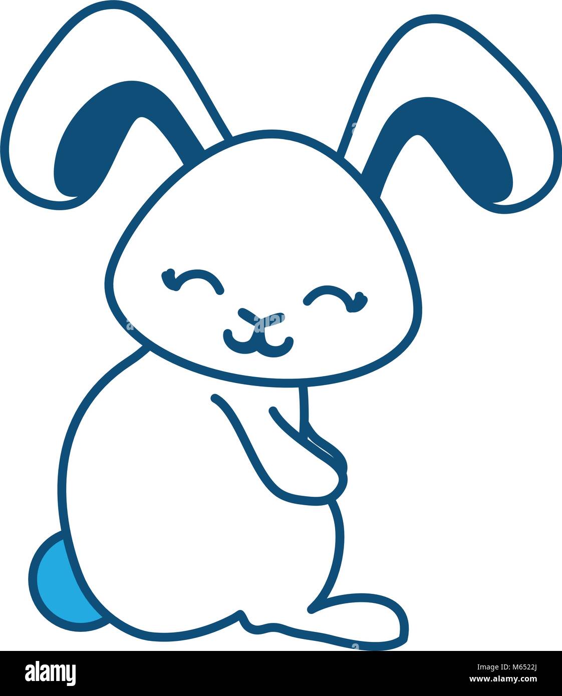 Cute bunny icon Stock Vector Image & Art - Alamy