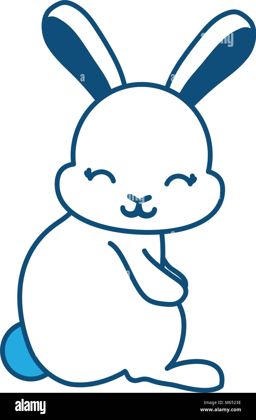 Cute rabbit icon Stock Vector Image & Art - Alamy