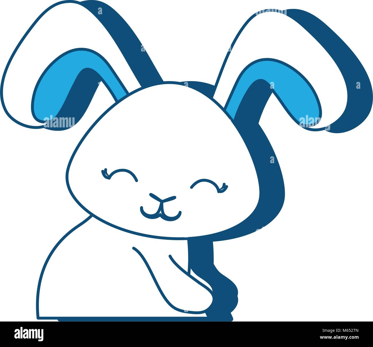 Cute rabbit icon Stock Vector Image & Art - Alamy