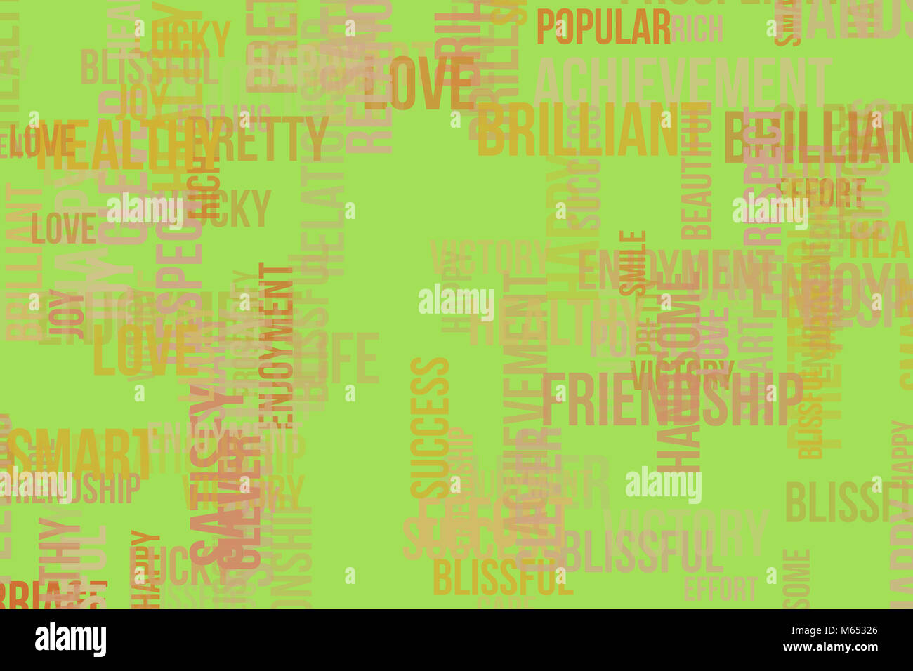 Happy word cloud, for design wallpaper, texture or background Stock ...