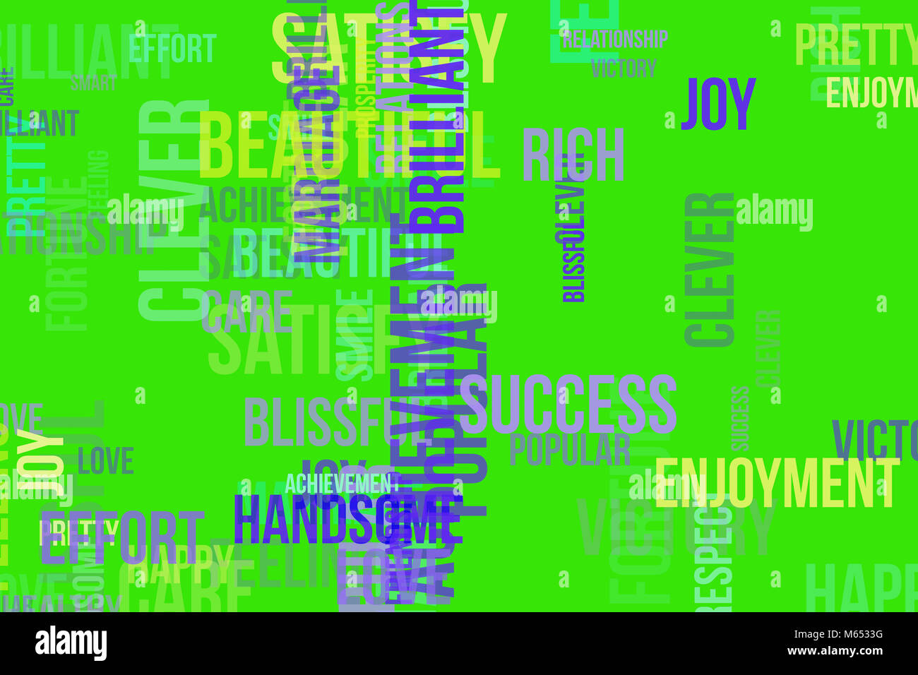 Happy word cloud, for design wallpaper, texture or background Stock ...