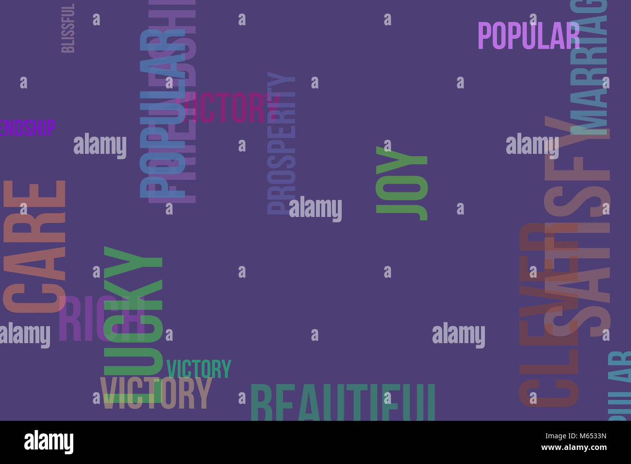 Happy word cloud, for design wallpaper, texture or background Stock ...