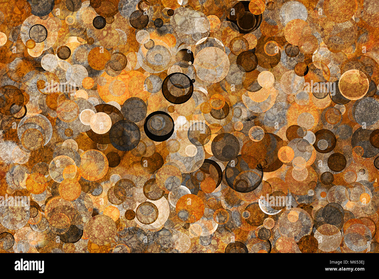 Random circle, ellipse or bubble shape, digital generative art for ...