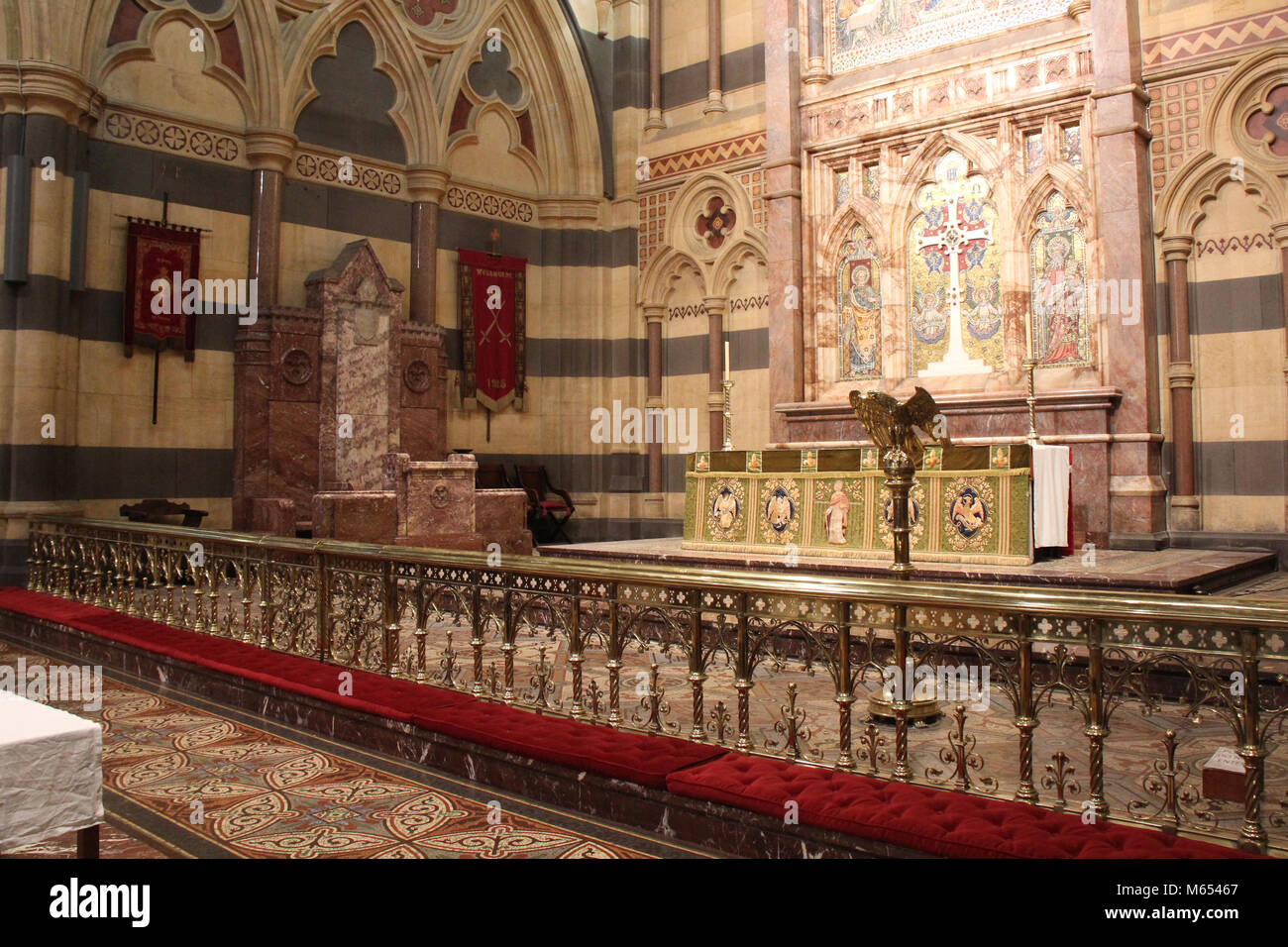 The Saint-Paul cathedral in Melbourne (Australia Stock Photo - Alamy