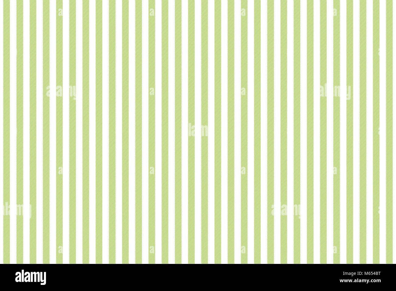 Green white striped fabric texture seamless pattern. Vector ...