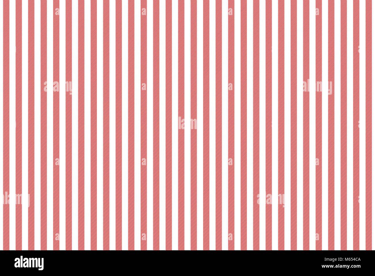 Red white striped fabric texture seamless pattern. Vector illustration ...