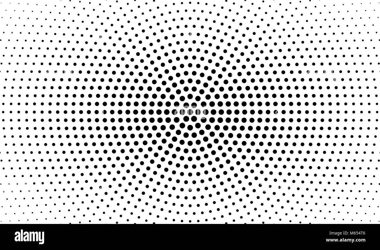 Abstract radial gradient in halftone style. Retro and vintage. Hipster ...