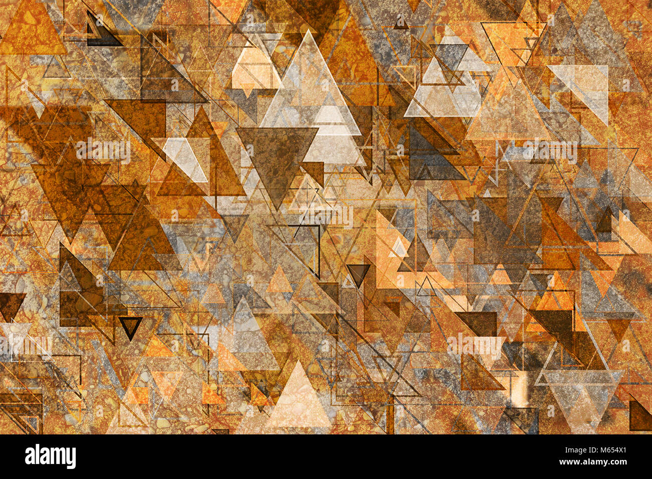 Random triangle shape, digital generative art for design texture ...