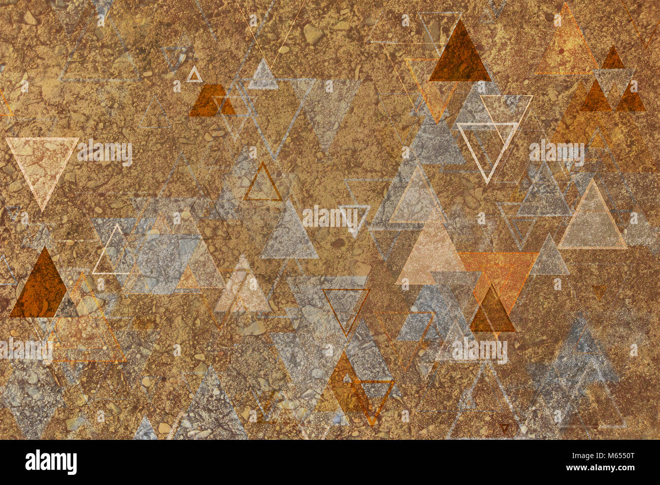 Random triangle shape, digital generative art for design texture ...