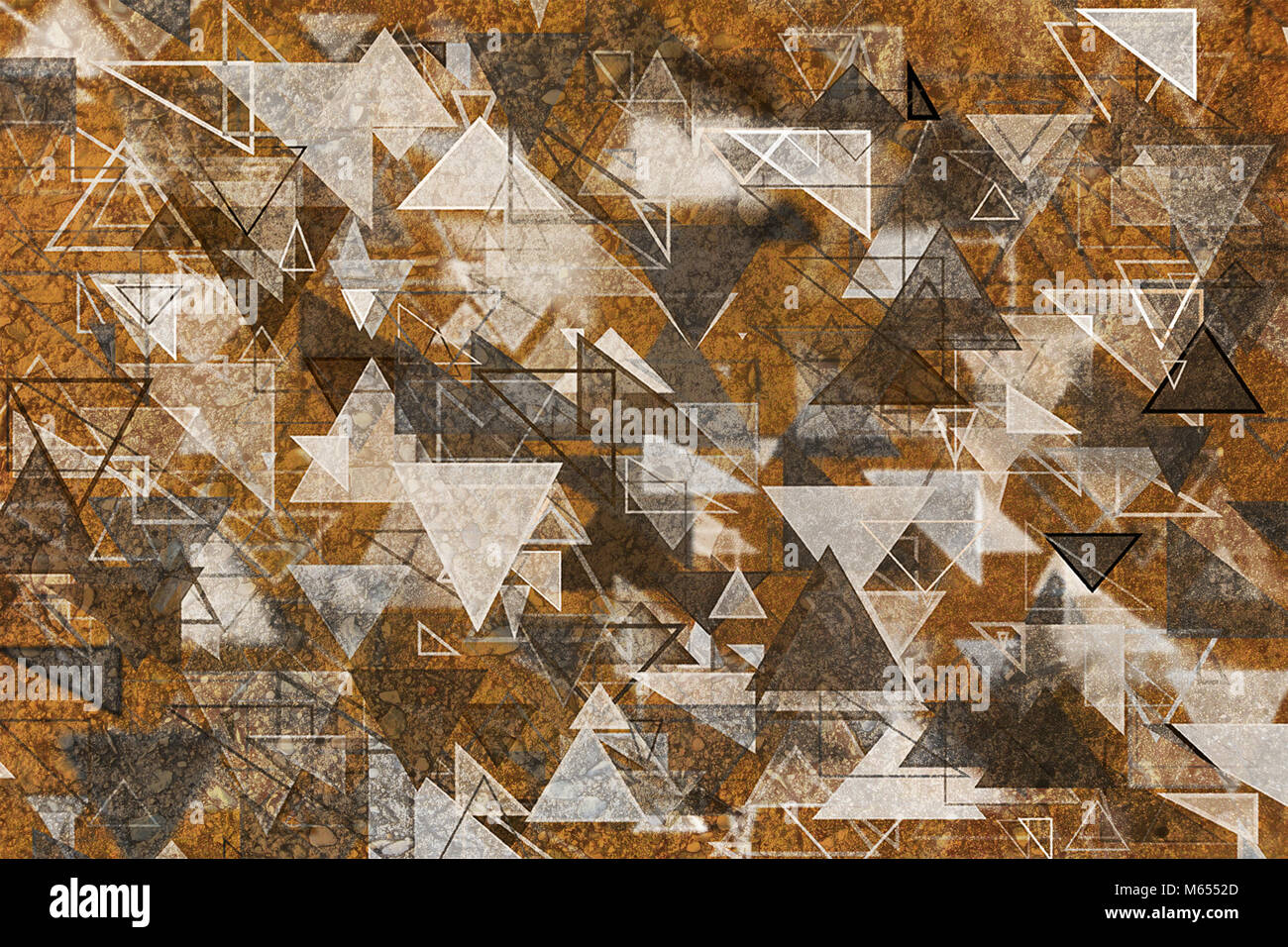 Random triangle shape, digital generative art for design texture ...