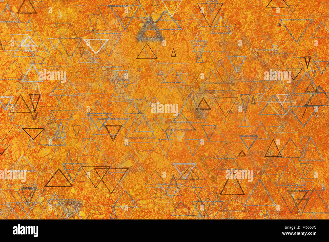 Random triangle shape, digital generative art for design texture ...