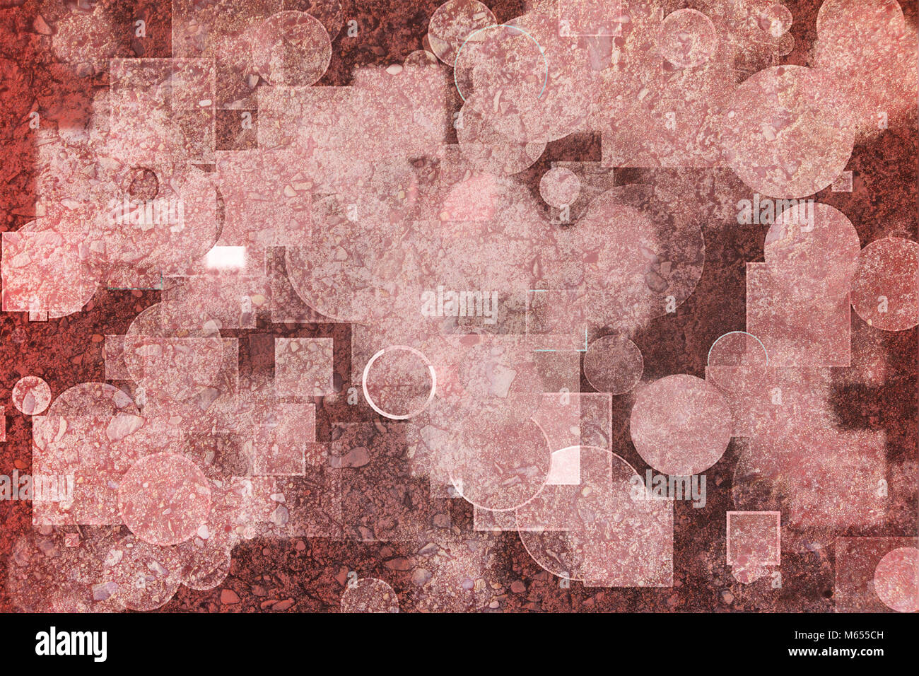 Random circle, square & rectangle shape, digital generative art for ...