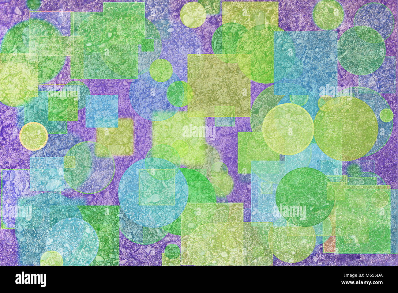 Random circle, square & rectangle shape, digital generative art for ...