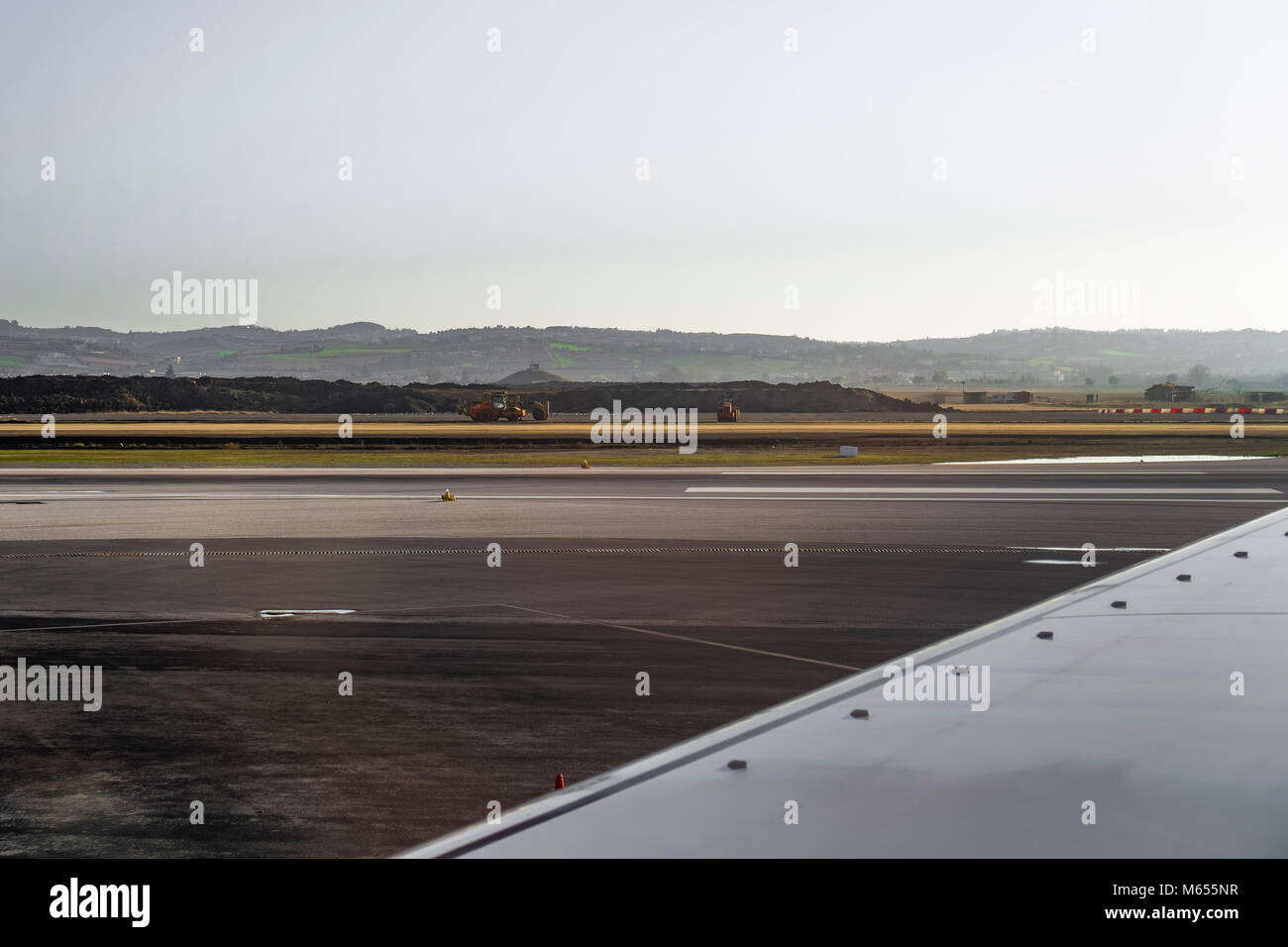 Thessaloniki, Greece SKG international airport Macedonia runway ...