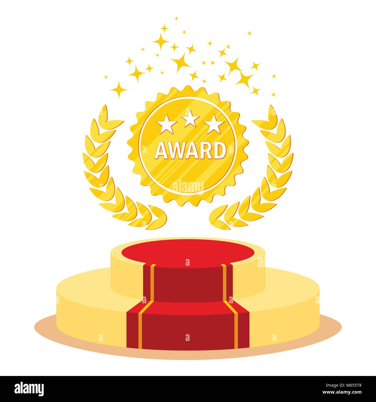 podium for cinema award Stock Vector Image & Art - Alamy