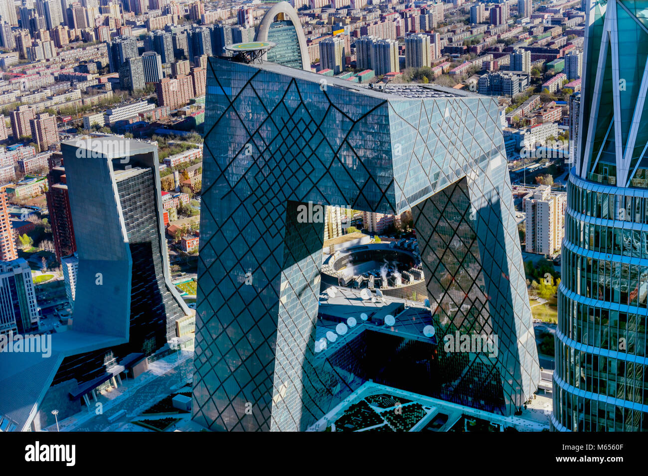 CCTV Pants Building China World Trade Center Towers Skyscrapers Guamao ...