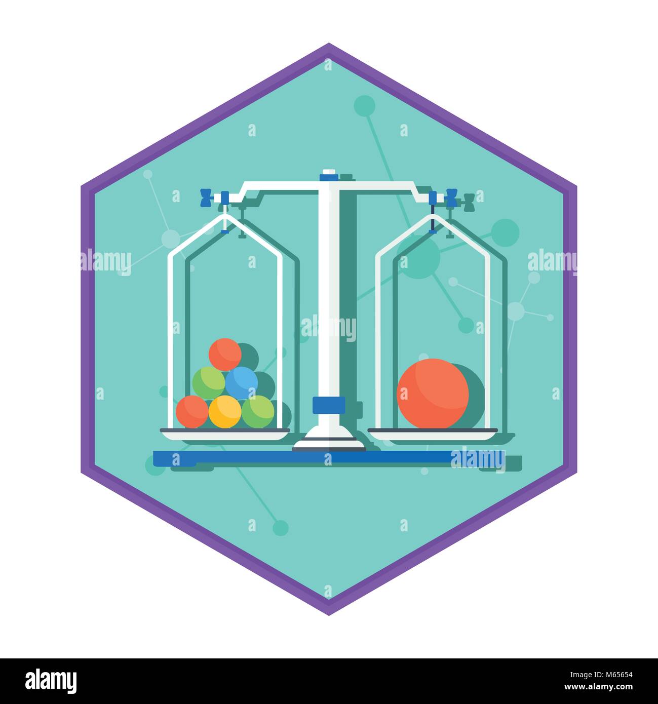 Chemical laboratory weight Stock Vector Image & Art - Alamy