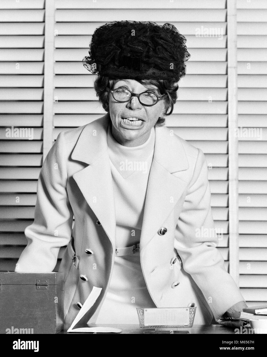 Lady boss 1 Black and White Stock Photos & Images - Alamy