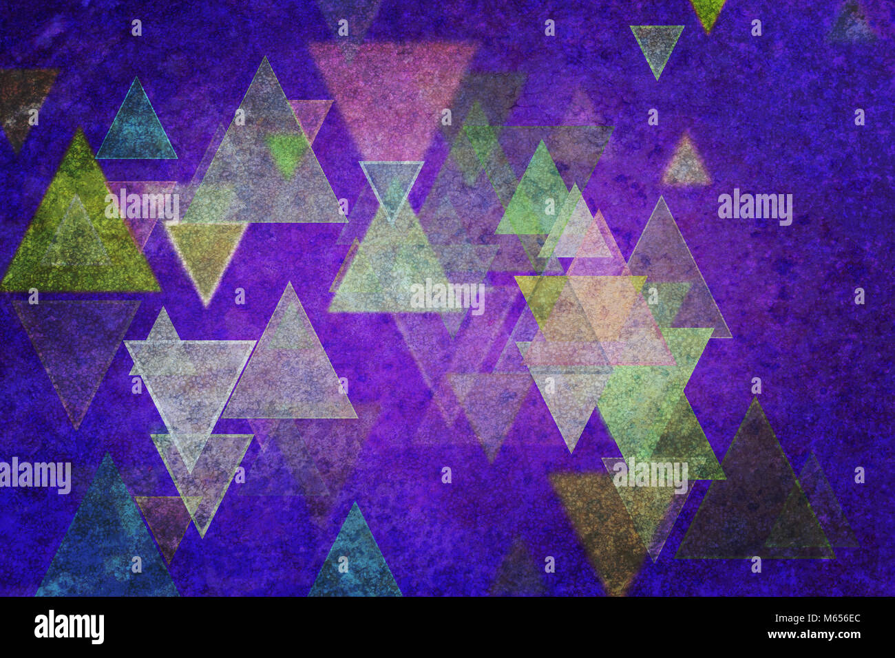 Random triangle shape, digital generative art for design texture ...