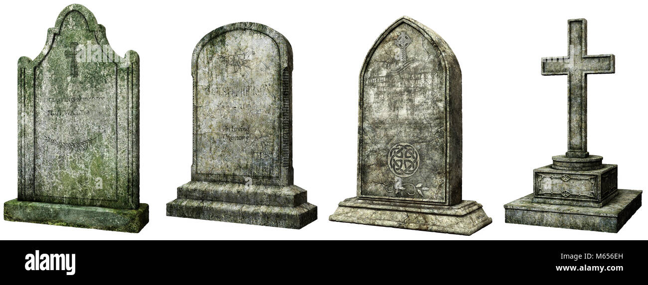 Headstone Cut Out Stock Images & Pictures - Alamy