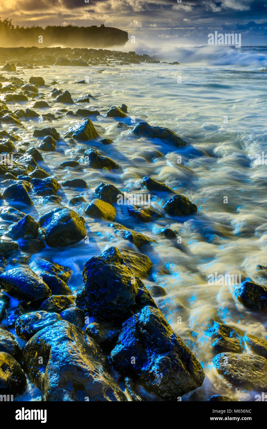 Makawehi Point on Kauai, Hawaii Stock Photo - Alamy