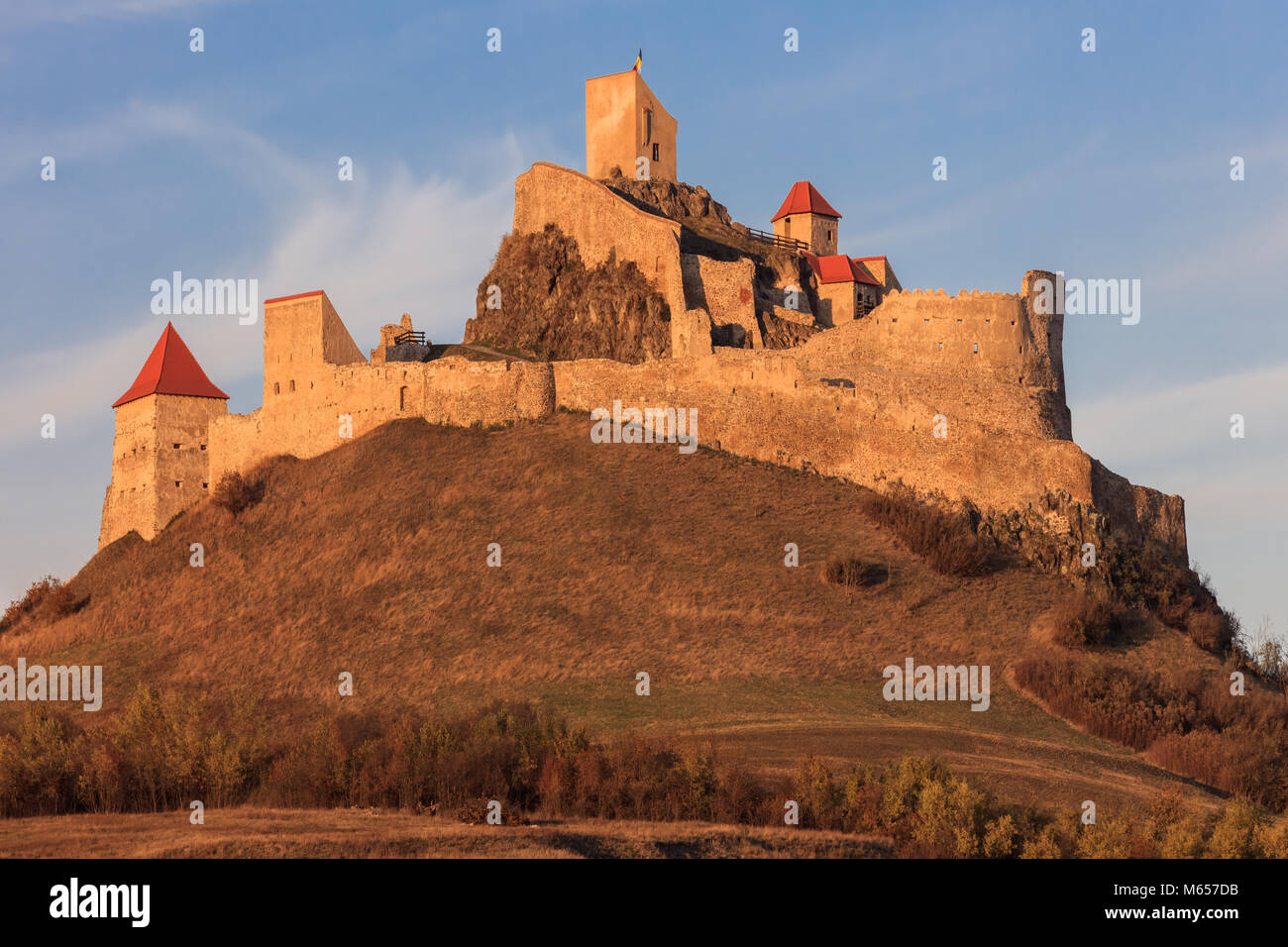 Medieval Rupea citadel first attested in 1324 is one of the oldest ...