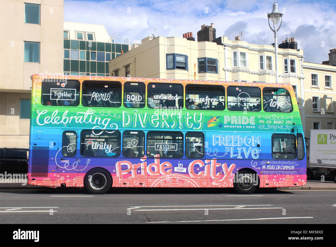 Celebrating gay pride at the Brighton Park Festival, UK's biggest and ...
