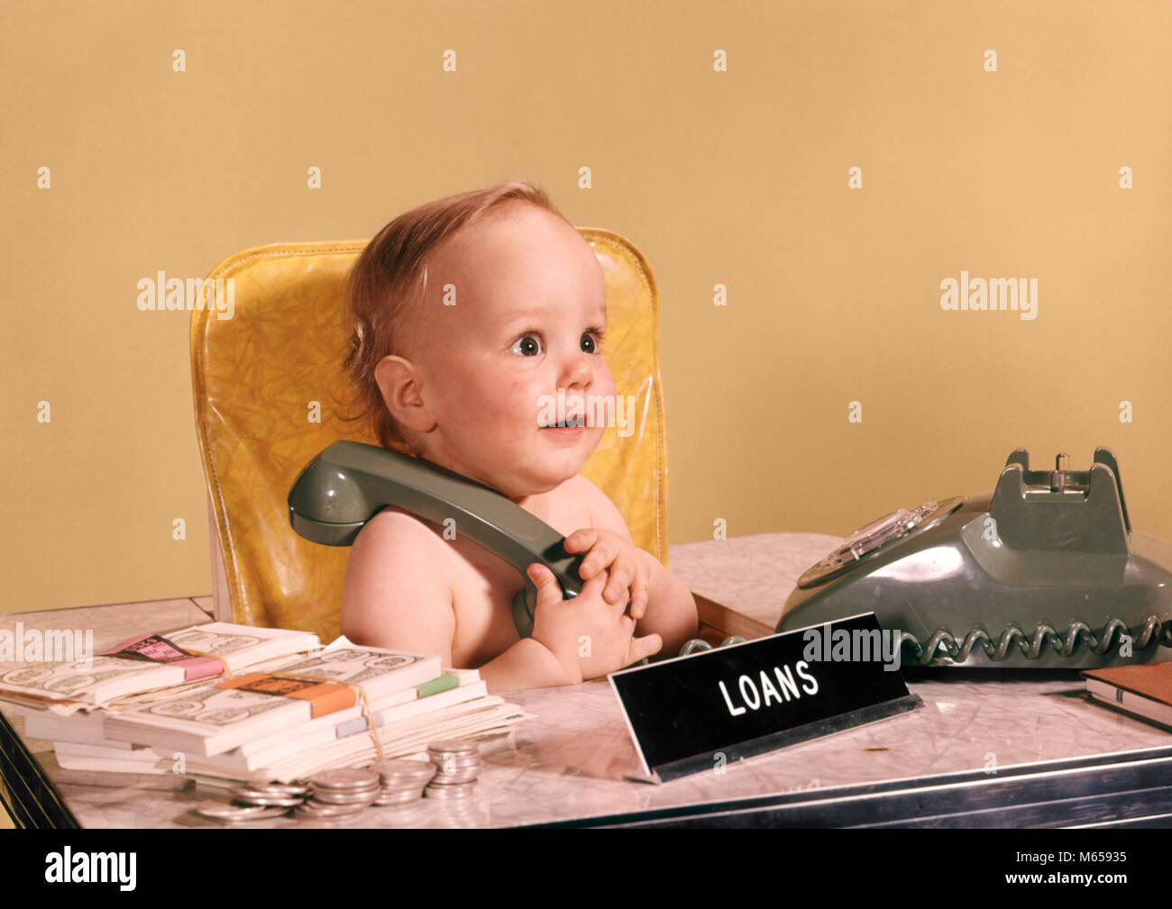 Retro baby money hi-res stock photography and images - Alamy