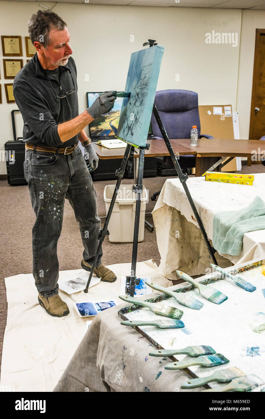 Bill Simpson Painting Avon Arts Association Avon, Connecticut, USA ...